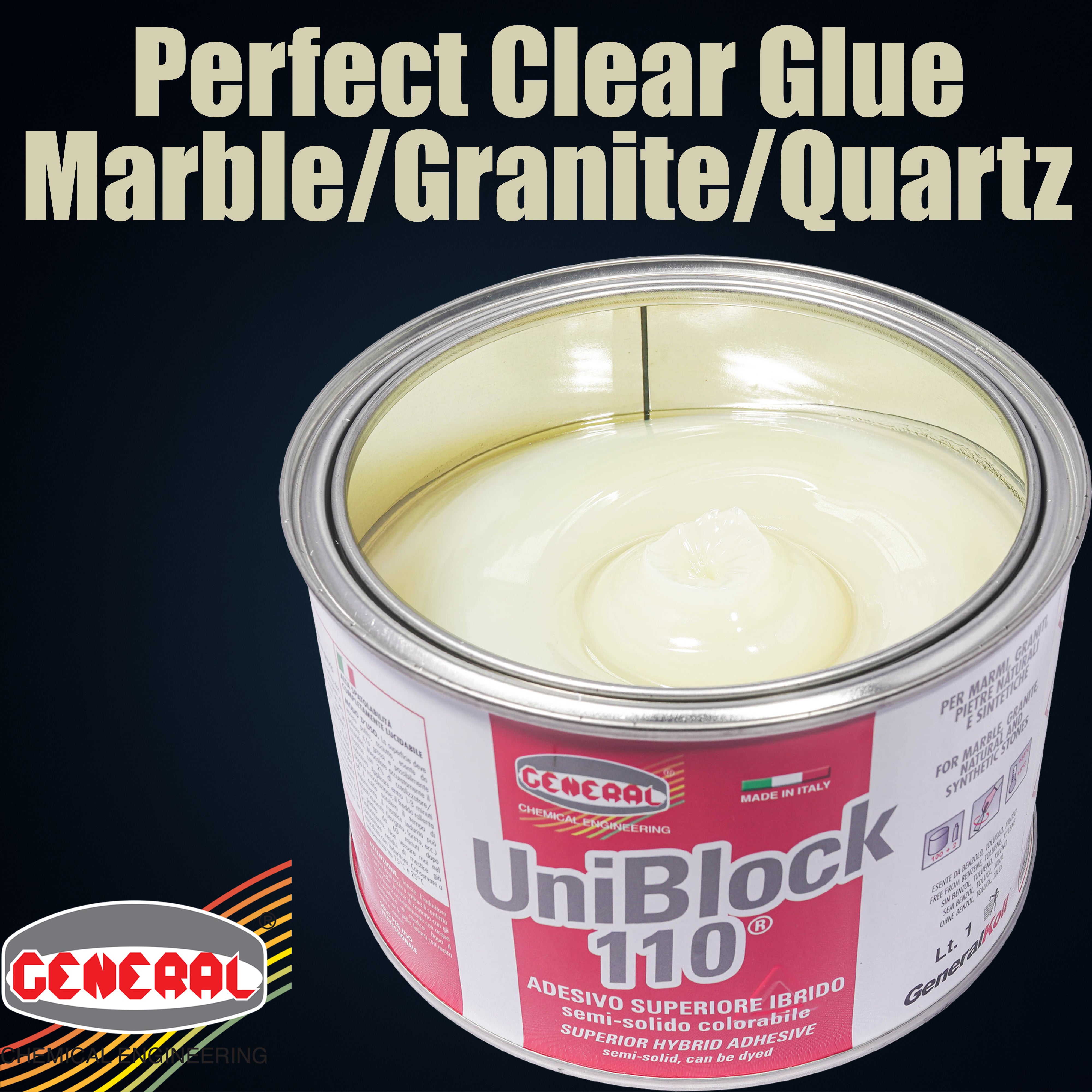 Uniblock 110H - Perfect Clear Glue | Blade Depot
